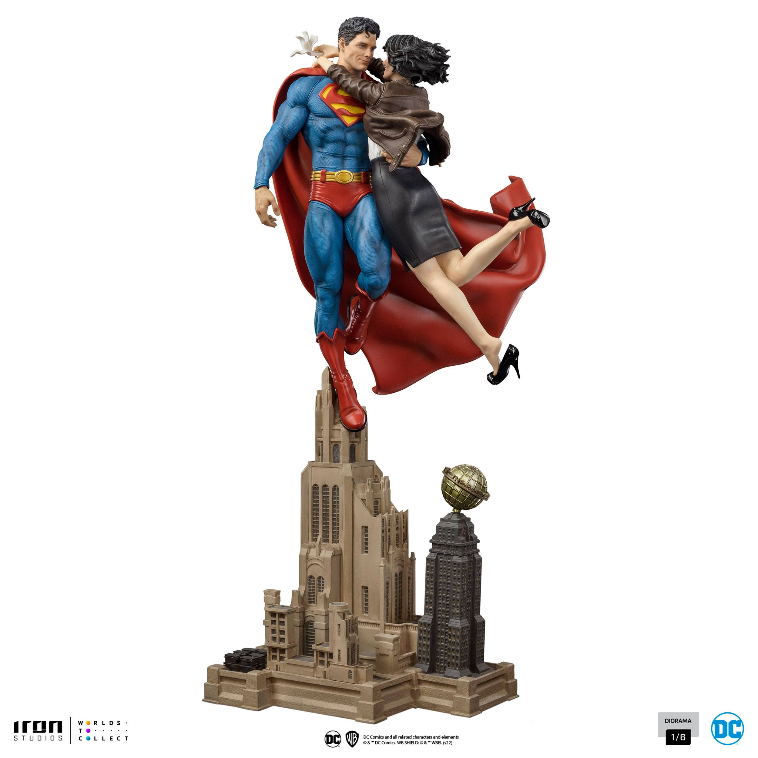 DC COMICS FIGURAS Y BUSTOS DC Comics Diorama 1/6 Superman & Lois 57 cm ...